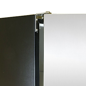 Maxx Ice MIM50P 65Lb Premium Clear Ice Cube Maker Machine with Drain Pump Blue LED and Built-in Undercounter or Freestanding Household Residential or Commercial Use, 15 Inch Wide, Silver