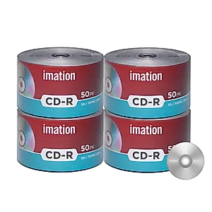 200 Pack Imation CD-R 52X 700MB/80Min Branded Logo Blank Media Recordable Data Disc