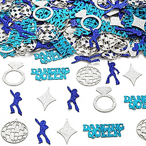 Balterever You are The Dancing Queen Decorations Dancing Queen Confetti Disco Bachelorette Party Table Confetti Dancing Queen Table Decor for Bachelorette Bridal Shower Engagement Party Decors