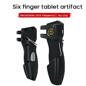 Six Fingers Aim Button Shooter Gamepad Trigger For PUBG Mobile Game Tablet