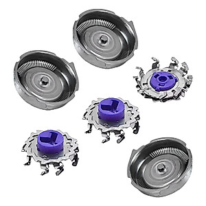 New Set of 3 Premium HQ8 Replacement Heads Blades Compatible with Norelco PT720 PT724 PT730 AT810 AT830 - Buy4less Outlet