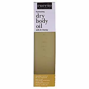 Cuccio Naturale Hydrating Dry Body Oil - Milk & Honey, Paraben-Free, 3.38 Oz