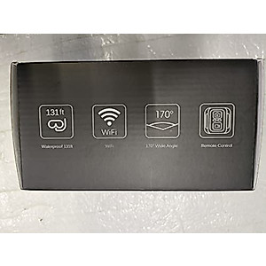 Apexcam Action Camera 4K Sports Camera 20MP 40M 170°Wide-Angle WiFi Waterproof Underwater Camera with 2.4G Remote Control 2 Batteries 2.0'' LCD Ultra HD Camera with Mounting Accessories Kit