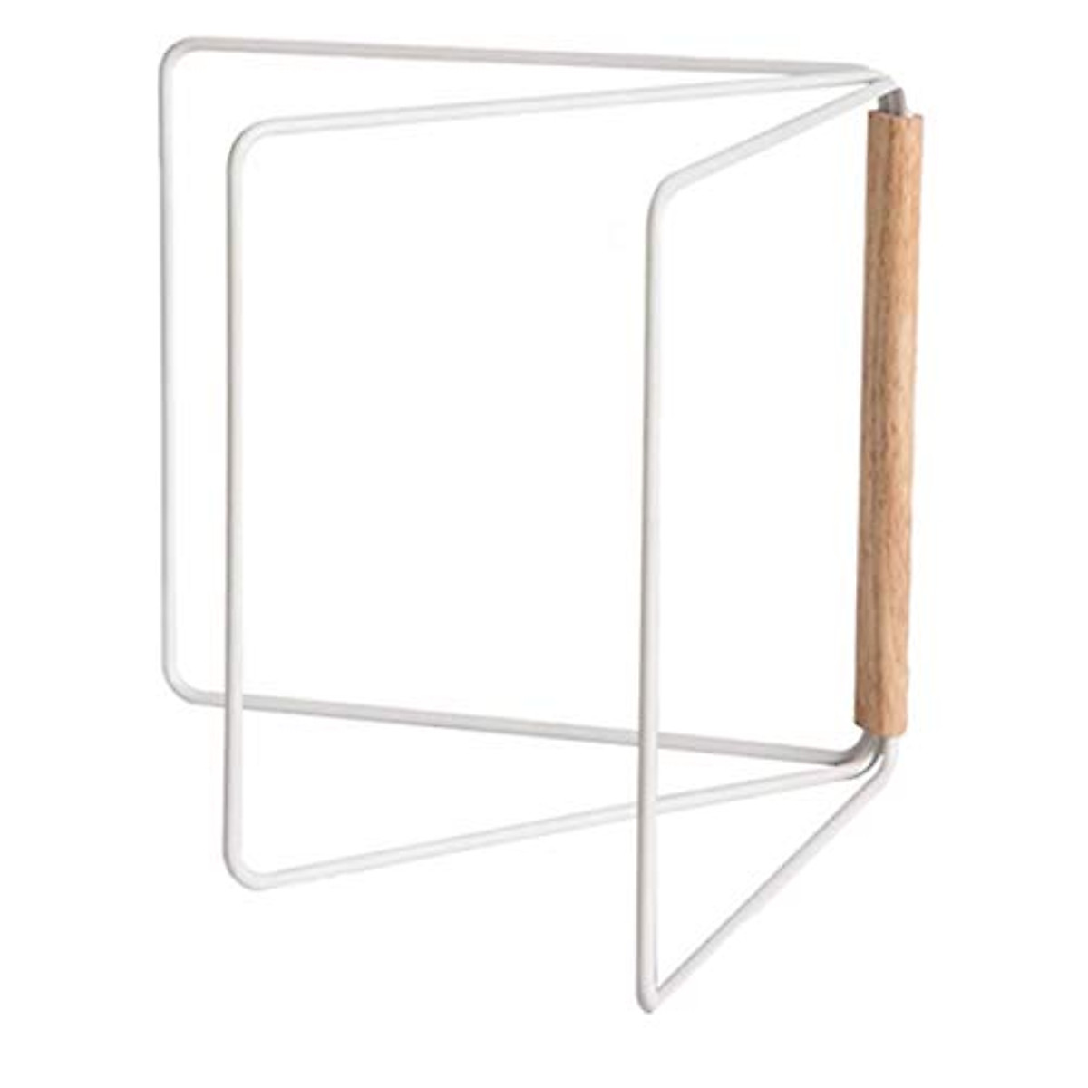 siyue Folding Countertop Dishcloth Drying Rack, 3 Arm Dish Cloth Rag Towel Rack, Minimalist Designed Dishcloth Hanging Rack Organizer, White