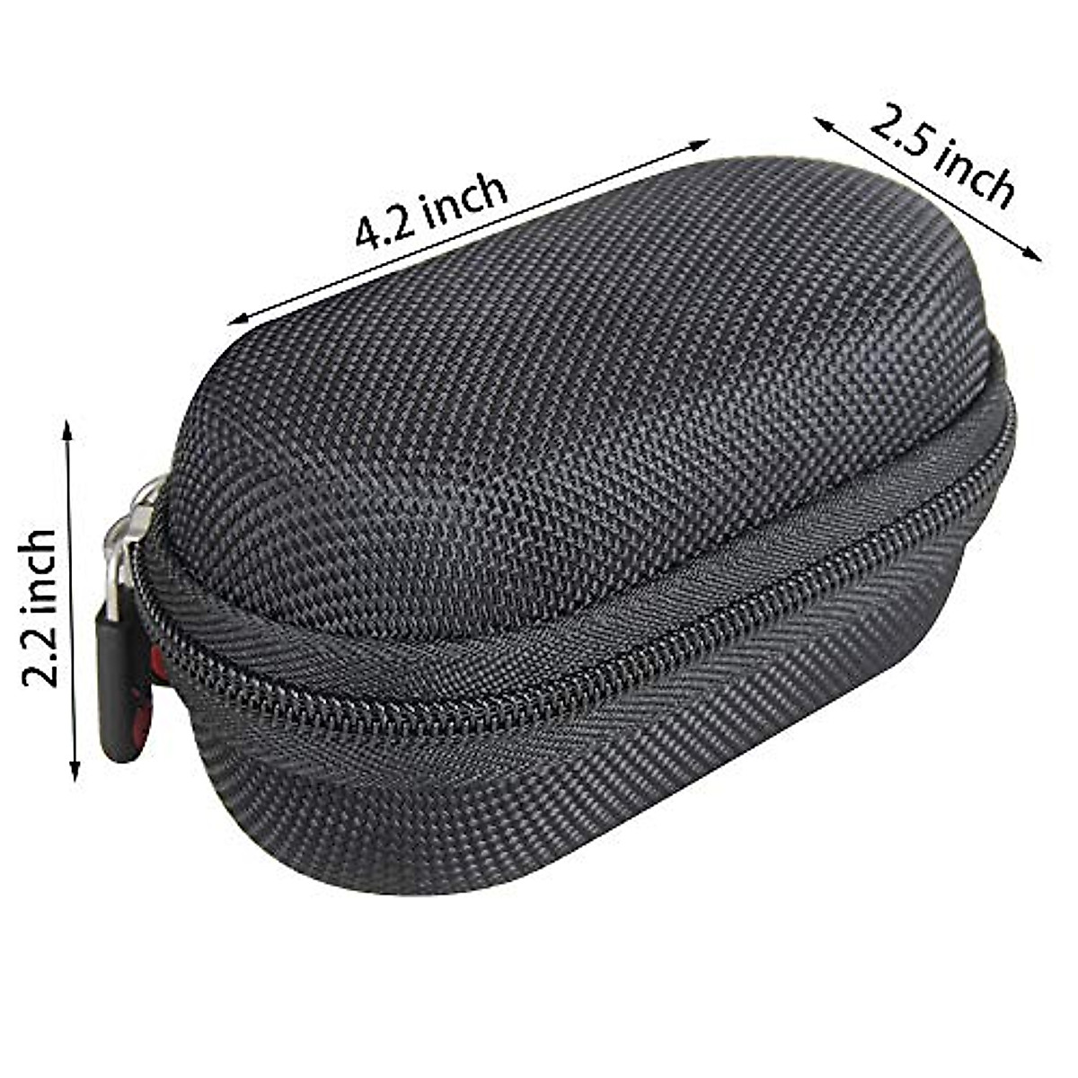 Hermitshell Hard Travel Case for TOZO T10 TWS Bluetooth 5.0 Earbuds True Wireless Stereo Headphones (Black)