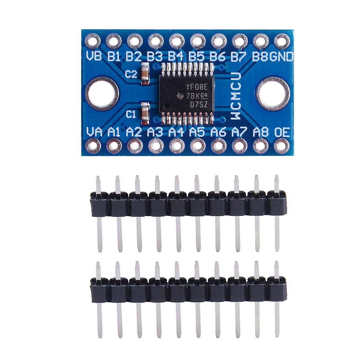 GeeekPi 6Pack TXS0108E 8 Channel Logic Level Converter Bi-Directional High Speed Full Duplex Shifter 3.3V 5V for Arduino Raspberry Pi