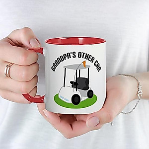 CafePress Grandpa Golf Cart Mug Ceramic Coffee Mug, Tea Cup 11 oz