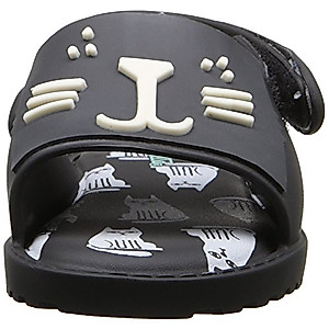 Mini Melissa Girl's Mini MIA + FABULA Mary Jane, Black, 5 M US Toddler