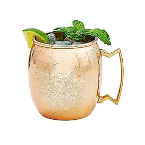 Set of 4 Modern Home Authentic 100% Solid Copper Moscow Mule Mug - Handmade in India