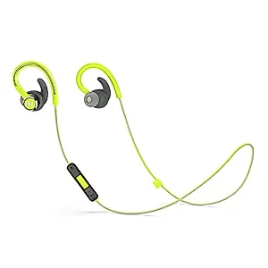 JBL Reflect Contour 2 Wireless Sport in-Ear Headphones with Three-Button Remote and Microphone - Green
