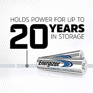 Energizer Ultimate Lithium AA Batteries, 12 Count