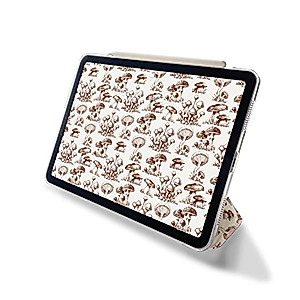 Cute Mushroom Toadstool Pattern Case Compatible with All Generations iPad Air Pro Mini 5 6 11 inch 12.9 10.9 10.2 9.7 7.9 Plastic Fabric Cover Slim Smart Stand SN496 (8.3" Mini 6th gen)