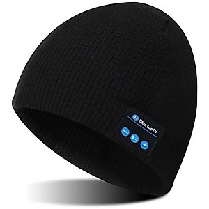 Friction Winter Stereo Bluetooth Music Call Practical And Leisure Outdoor Sports Headwear Warm Knitted Hat Sports Woolen Hat