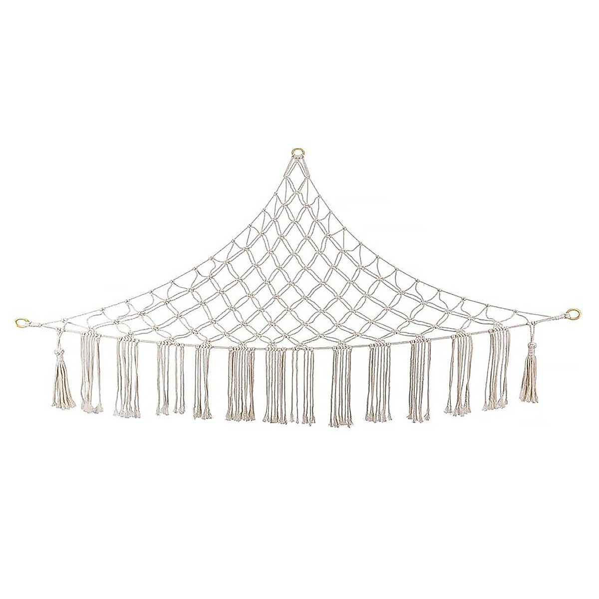 Exercise Ball Holder, Yoga Ball Pump Yoga Ball Rack Corner Hanging Storage Net for Yoga Studio and Gym Exercise Ball Holder Hammock Accessories (White)