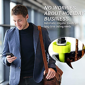 ENIVING 12PCS Automatic Watering Device, Plant Self Watering Spikes With Slow Release Control Valve Switch Plant System Adjustable Water Volume Drip System for Vegetable Gardens, Lawn，Flower Beds