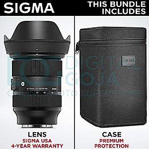 Sigma 24-70mm f/2.8 DG DN Art Lens for Sony E Mount with Altura Photo Advanced Photo and Travel Bundle