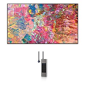 SAMSUNG QN85Q80BAFXZA 85" 4K Ultra HD Smart TV with an Austere 5S-PS8-US1 V-Series 8-Outlet Power w/Omniport USB (2022)