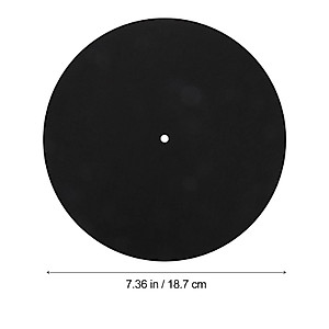 Milisten Turntable Mat 7 Inch 3mm Thickness Felt Disc Pad Vinyl Record Mat