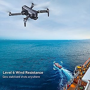 Ruko F11GIM2 Drone with Camera for Adults 4K, 3-Axis Gimbal+EIS, 9800ft Long Range, 84 Min Flight Time, 3 Batteries, GPS Auto Return Home, Follow Me, Waypoint, Point of Interest
