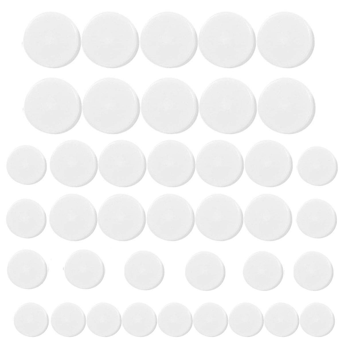 Iceyon 40pcs Rattles Noise Maker Insert Rattle Toy Rattle Box Repair Fix for Baby Pet Dog, 18222527Mm, WhiteTransparent