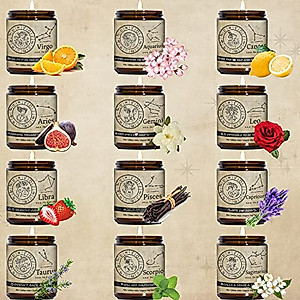 Gemini Astrology Gifts for Women, Don't Give A. Gemini Candle Gifts Decor, May & June Birthday Candles for Sister, Best Friends - Gardenia Scented Candle, 9 OZ