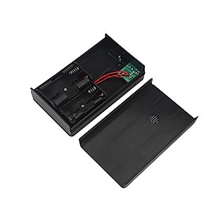 Solar Aa AAA Battery Charger Charging Box 1W 4V Portable Solar Battery Charger for Aa and AAA Batteries Black Solar Battery Charger for Aa Batteries Bank