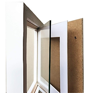 ZXT-parts 6x6 Picture Frames Red wood Without Mat, 4x4 Picture Frame with Mat, Solid Wood, 2 panels (1 glass, 1 plexiglass), The Table, The Wall.