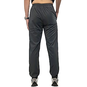 LZLRUN 3M Rainbow Reflective Shorts Pants Men Fluorescent Trousers Casual Night Jogger (M, Pants)