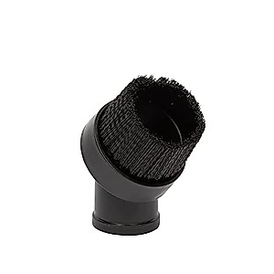Shop-Vac 9199700 Round Brush Nozzle w/Adaptor, Plastic Construction, Black in Color, Fits 1-1/4 Inch and 1-1/2 inch Diameters, (1-Set)