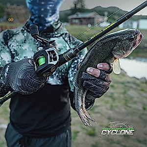 HANDING Baitcasting Reels 6.3:1 Gear Ratio 18LB Max Drag Drag 7oz Magnetic Braking System 2000 Series Casting Reel for Beginner (Left Hand)