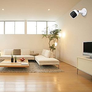 Koroao Blink Mini Wall Mount Bracket, 360 Degree Adjustable Ceiling Mounting Kits, Indoor and Outdoor Use for Blink Mini/All-New Blink Indoor/Outdoor4 Camera Mounting Bracket(2-Pack,White)