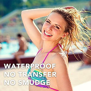 ALLROSE Eyebrow Stamp Stencil Kit - One Step Perfect 20 Eye Brow Stamping, Waterproof, Easy to Use, Brown