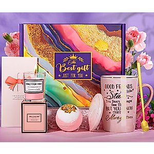 Best Friends Birthday Gifts for Women - Birthday Gifts for Women - Friendship Gifts for Women Friends - Unique Birthday Gifts Ideas for Friends, Sister, Besties, BFF - 14oz Friend Coffee Mug Set Gifts