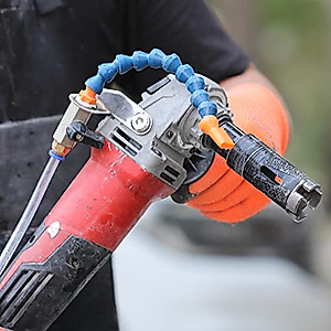 Raizi Angle Grinder Water Attachments Water Pump and Bracket with Leakage Protector