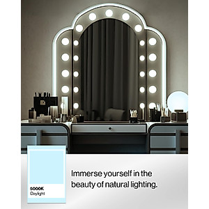 Sunco 4 Pack Vanity Globe Light Bulbs G25 LED for Bathroom Mirror, High Output 1000 LM, 100W Equivalent 11W, 5000K Daylight, Dimmable, E26 Base, Round Frosted Decorative Bulb