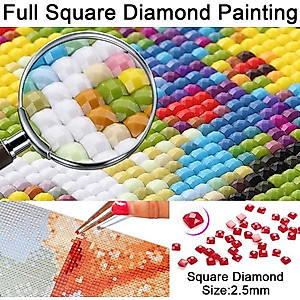 2 Packs 5D Diamond Painting Art Praying Angel Babies Kids Boy and Girl Full Drill Square Beads Diamond Painting Kits for Adults Crystal Gems Wall Art 30x40cm