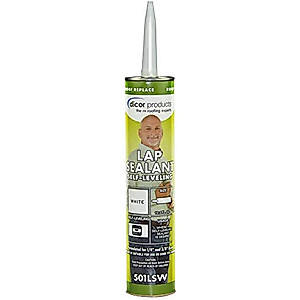 Dicor 501LSW-1 Epdm Self-Leveling Lap Sealant-10.3 Oz. Tube, White, 10.3 Fluid_Ounces (24)