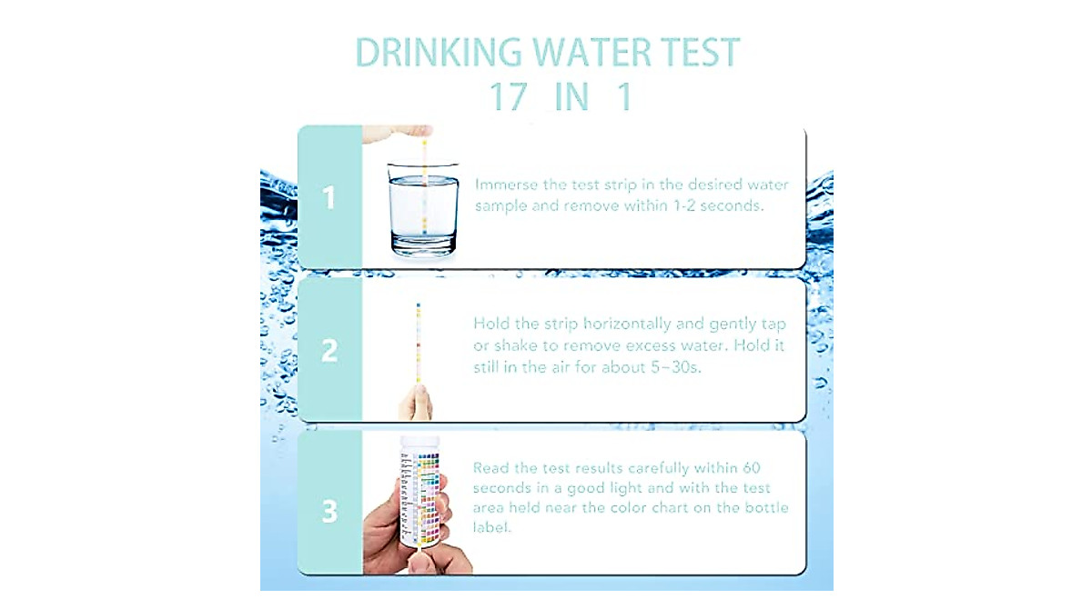 Accurate 17 in 1 Water Test Kit for Quality Testing