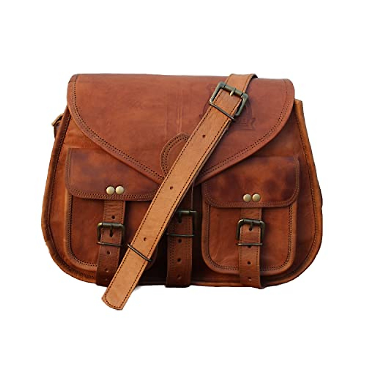 14 Inch Leather crossbody bags Purse Women Shoulder Bag Satchel Ladies Tote Travel Purse full grain Leather