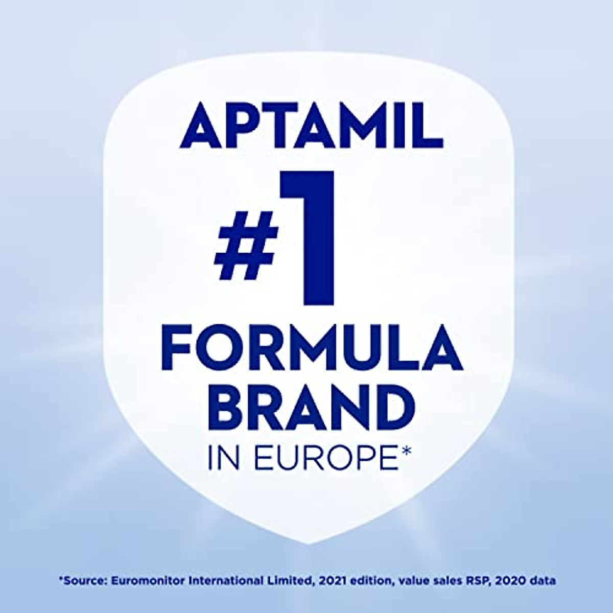 Aptamil Stage 1, No. 1 Baby Formula in Europe, Milk Based Powder Infant Formula with DHA, Omega 3 & Prebiotics, 1.76 Pound (Pack of 1)
