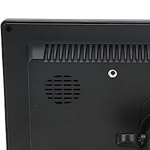 Kufoo Portable Monitor, 10.1 Inch TFT LCD Monitor Remote Control Dual Speakers for Bedroom for Bedside Table (US Plug)