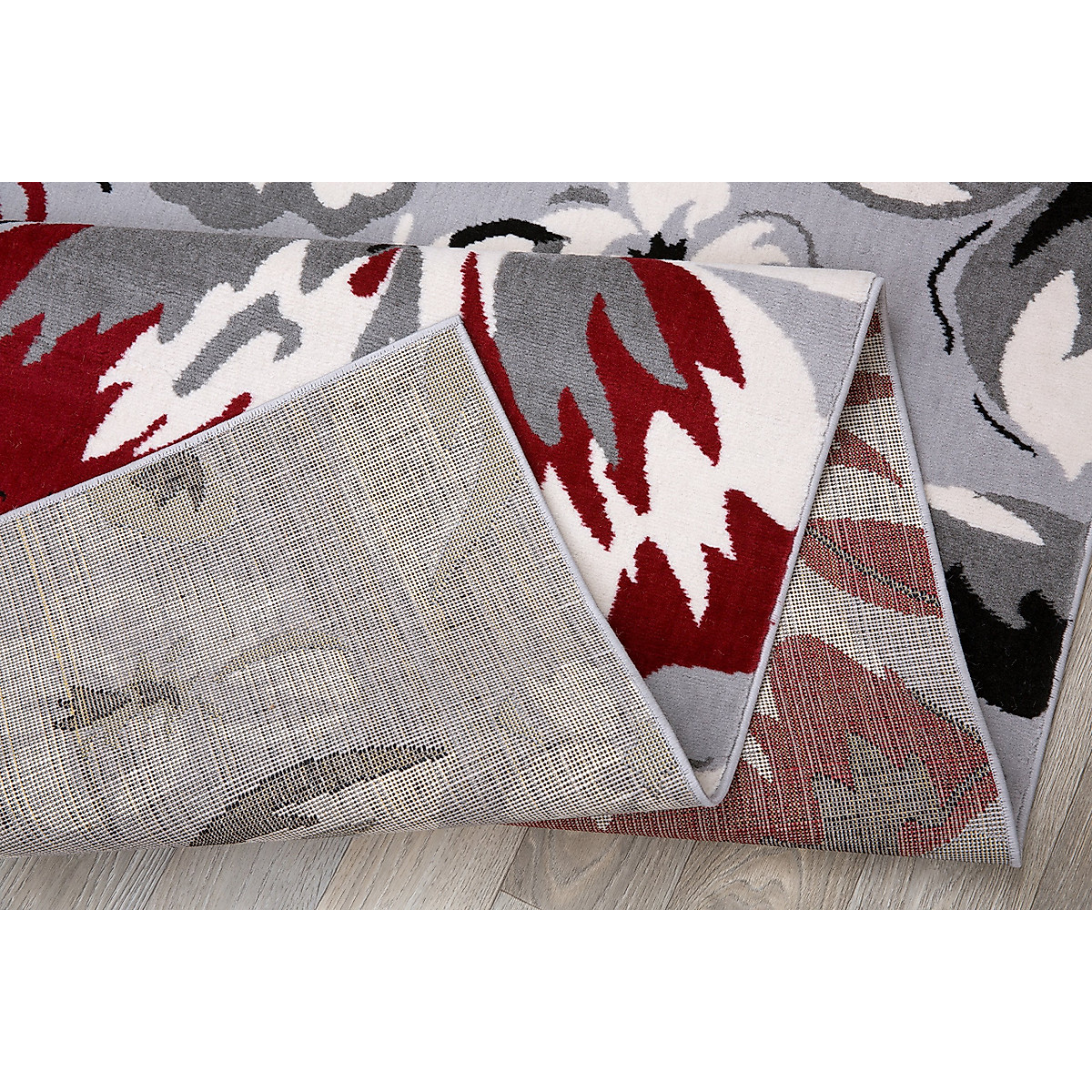 Rugshop Modern Floral Area Rugs 3'1" x 5' Red