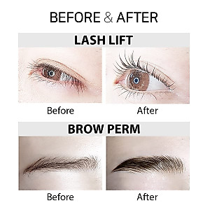 Lash Up, Eyebrow Lamination and Eyelash Lift, Step 1 and Step 2 tube set 20ml, Professional Quality lash perm set Prep by Amber Lash (QUICK PREMIUM)
