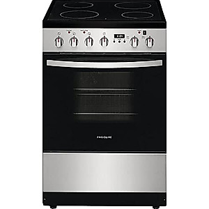 Frigidaire FCFE2425AS 24" Electric Freestanding Range with 4 Burners, Smoothtop Cooktop, Storage Drawer, in Stainless Steel