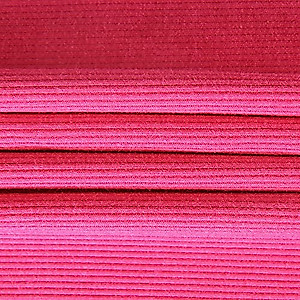 Artfish Women's Sleeveless Full Tank Top Form Fitting Scoop Neck Ribbed Knit Basic Tight Fitted Cami Neon Hot Pink 80s S