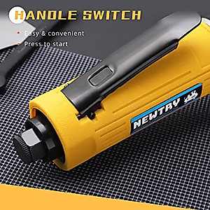 NEWTRY Upgrade Pneumatic Metal Shear Cutter 2-Blade Pneumatic Scissor Stainless Steel Sheet Metal Cutting Tools Industrial Air Cutter for Metal Sheet, Diamond Mesh(upgrade A)