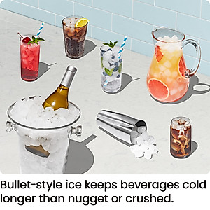 Iceman Dual-Size Ice Maker Countertop - Portable Ice Machine, Large and Small Ice Machine Maker with Self Cleaning, 9 Cubes in 7 Mins, 22lbs/24hrs, for Home, Kitchen, Office, Party, Ice Scoop Included