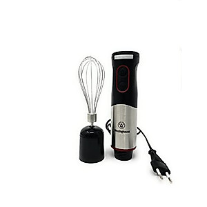 Westinghouse 220 Volt Hand Blender 1000W - 3 in 1 Hand blender includes blending shaft, 500 ml chopper bowl, 700 ml beaker and whisk-220V 240V (Not For Use In USA)