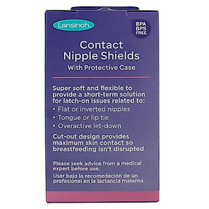 Lansinoh Contact Nipple Shields, 2 Count (3 Pack)