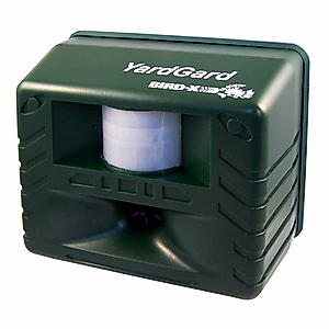 Bird-X Yard Gard Electronic Animal Repeller keeps unwanted pests out of your yard with ultrasonic sound-waves